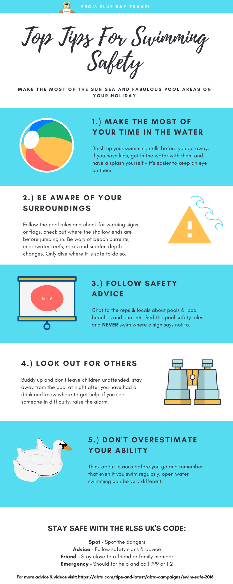 Top Tips for Swimming Safety on your Holidays - Blue Bay Travel Blog